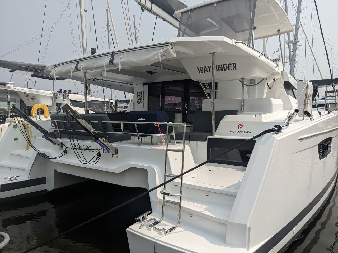 The Wayfinder Catamaran Boat